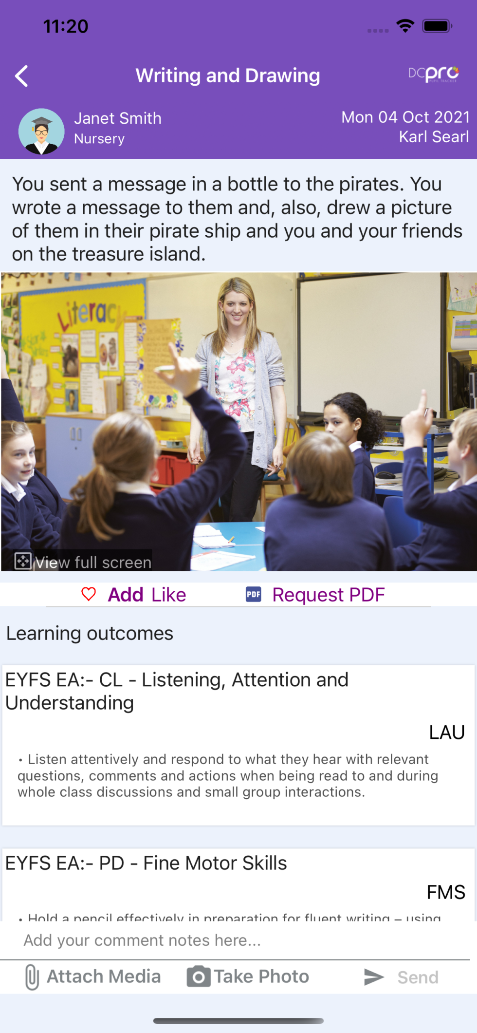 Parental App | DCPro Assessment | Online Pupil Tracking