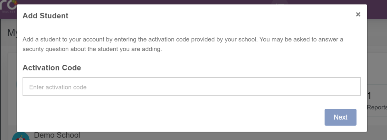 Parental | DCPro Assessment | Online Pupil Tracking